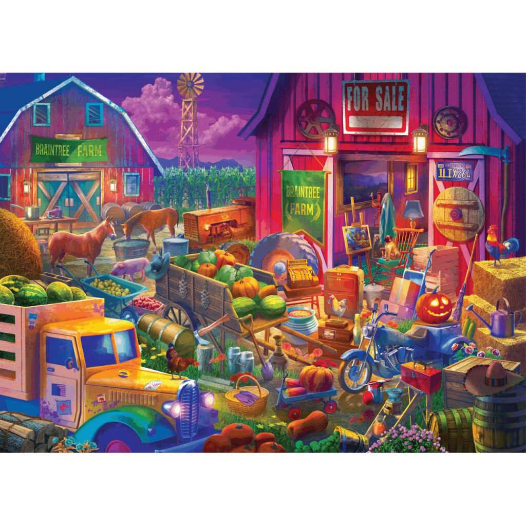 Brain Tree Puzzle - Dusky Barn - 1000 bitar